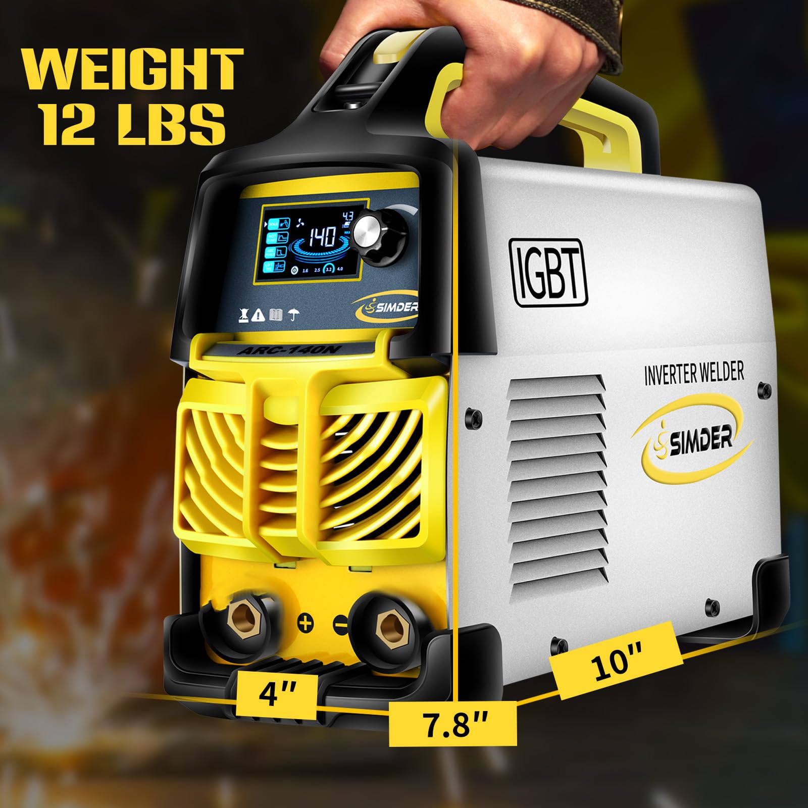 Mua SSIMDER Stick Welder ARC140N ARC/Lift TIG 2 IN 1 Welder Machine ...