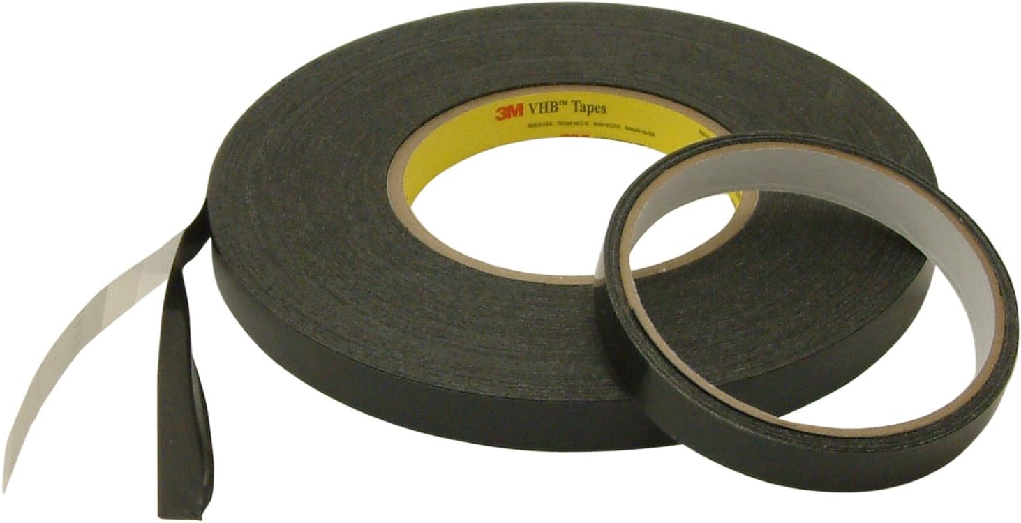 3M Scotch 5906 VHB Tape: 1/2 in x 15 ft. (Black) – BigaMart