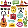 Amazon.com: Fully Assembled Cinco De Mayo Photo Booth Props. 30 Piece ...