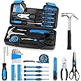 39 Piece Basic Home Tool Set Household Tool Set General Repair Small Hand Tool Kit in Toolbox ...