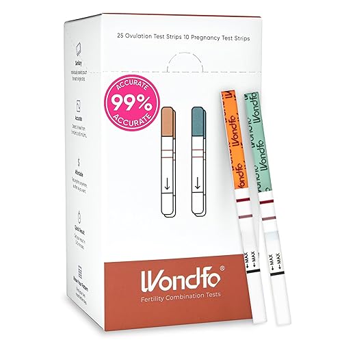 Pregnancy Test Strips and Ovulation Test Strips Combo Pack- Ovulation ...