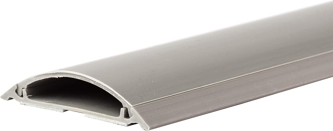 Amazon.com: StarTech.com 6 ft 2in Wide Grey Floor Cable Duct with Guard ...
