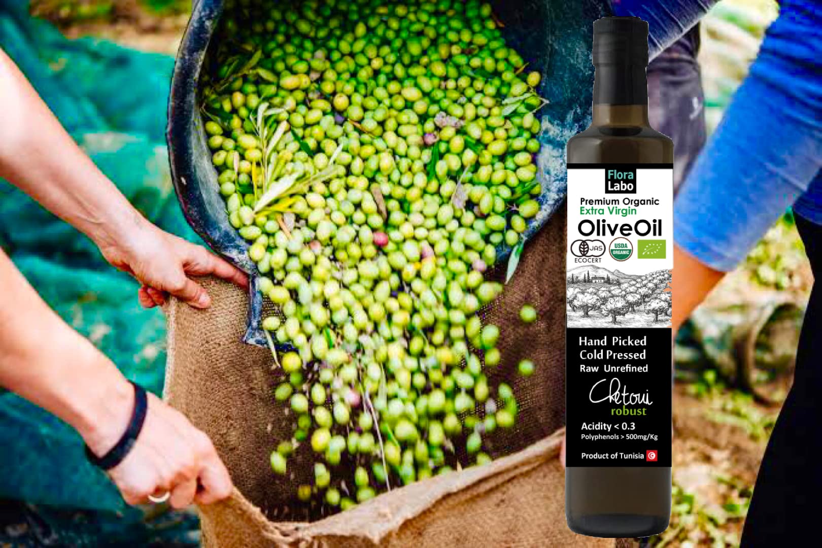 Mua Organic Extra Virgin Olive Oil, 16.9 fl oz (500 ml) CHETOUI ROBUST ...