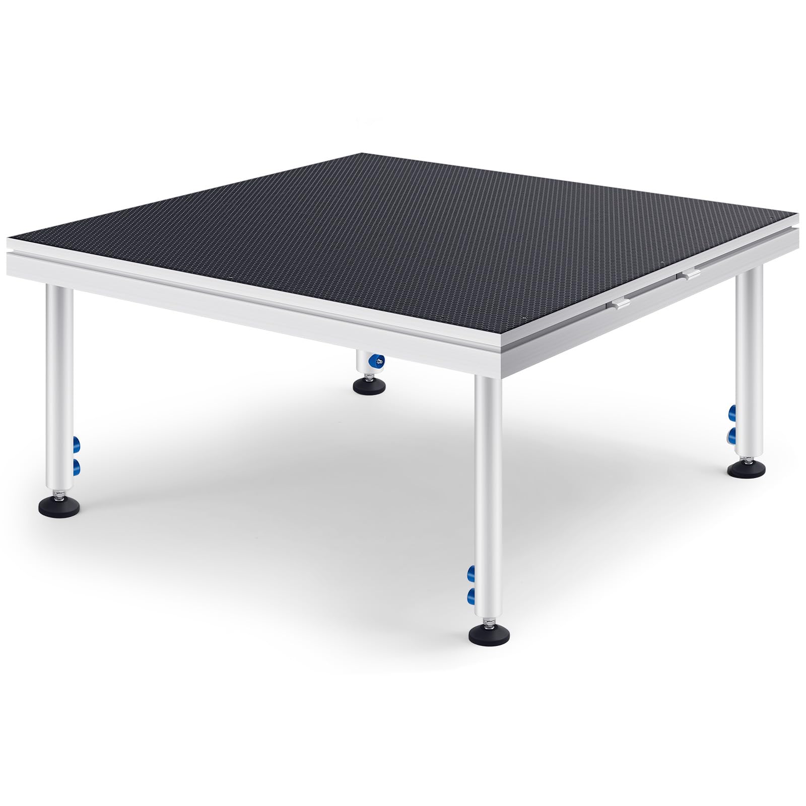 Tandefio 4' x 4' Portable Stage with Height Adjustable Riser (24" -40 ...