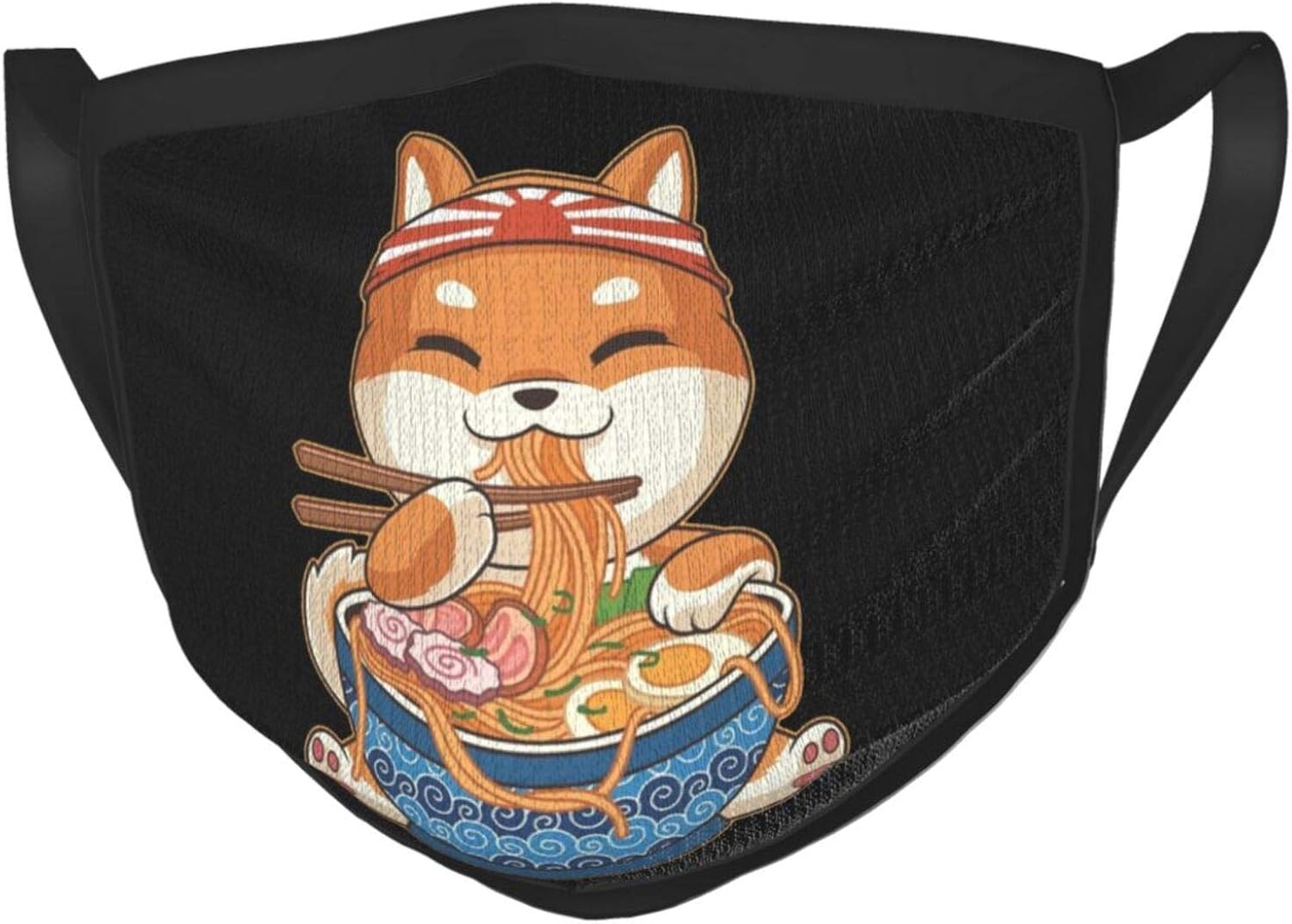 Kawaii Anime Shiba Inu Logo Men's Woman Face Mask Reusable Dust Masks ...
