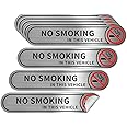 Amazon.com - 8 Pieces No Smoking in This Vehicle Stickers for Cars ...
