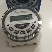 Frontier TM619H2 Digital Timer Programmable Time Switch with LCD 4 Pin ...