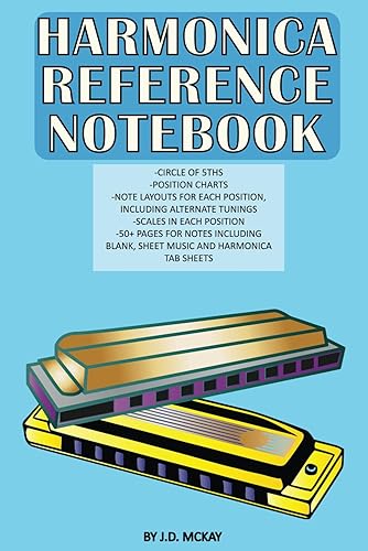 Harmonica Reference Notebook: Note layouts, positions, scales and more ...