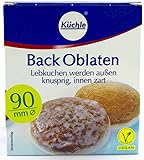 Amazon.com : Kuchle Back Oblaten Round Wafer Edible Paper for Baking ...