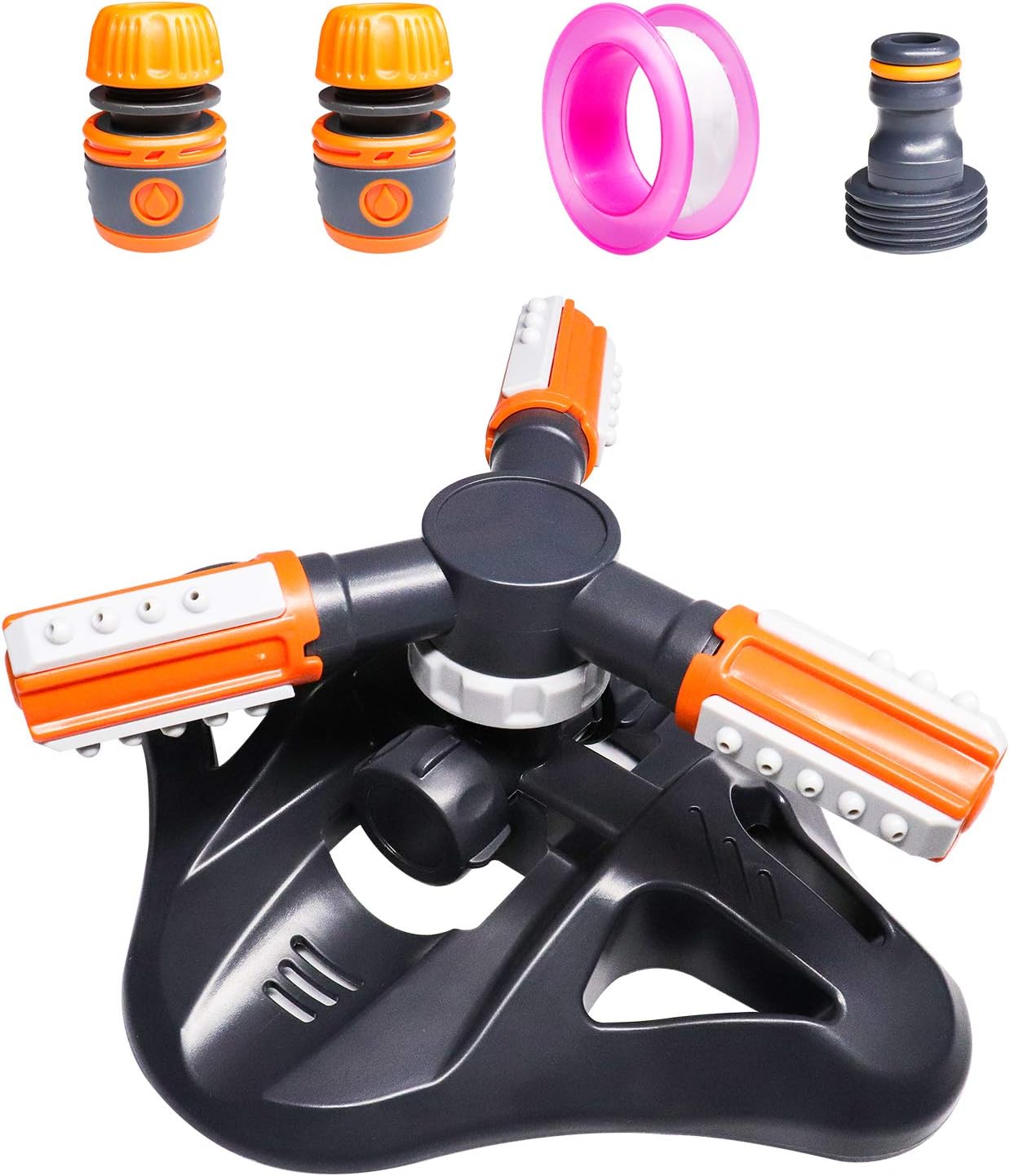 ValueHall Lawn Sprinkler Oscillating Sprinkler Adjustable 360 Degree ...