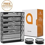 Amazon.com : Kenley Desktop Organizer - Bamboo Wood File & Folder ...