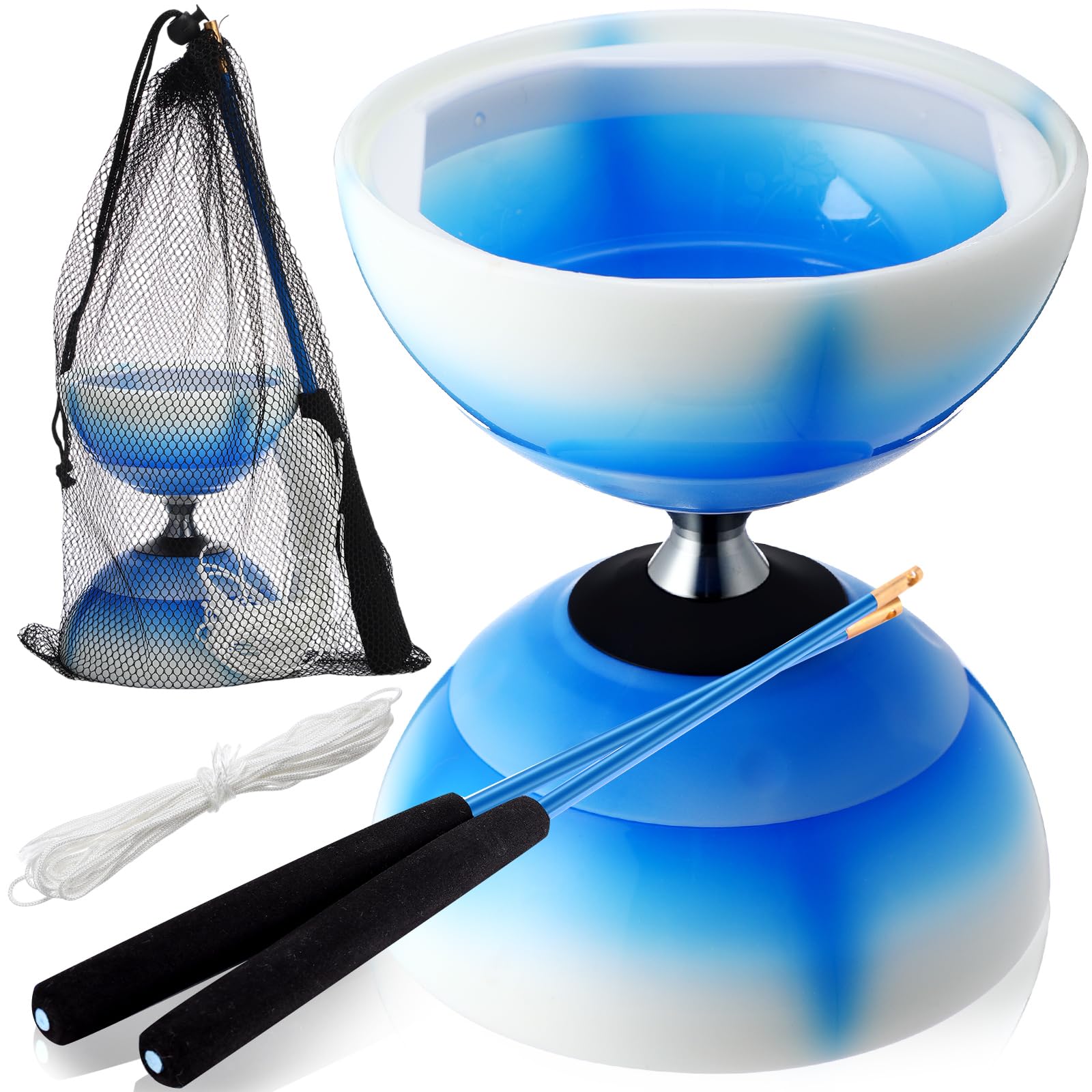 Simgoing Chinese Yoyo Diabolo Set Includes Colorful LED Diabolo Toy ...