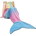 Amazon.com: Catalonia Kids Mermaid Tail Blanket, Super Soft Plush ...