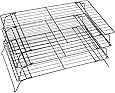 KitchenCraft 3-Tier Stackable Non-Stick Cake Cooling Rack, 21 x 40 cm ...