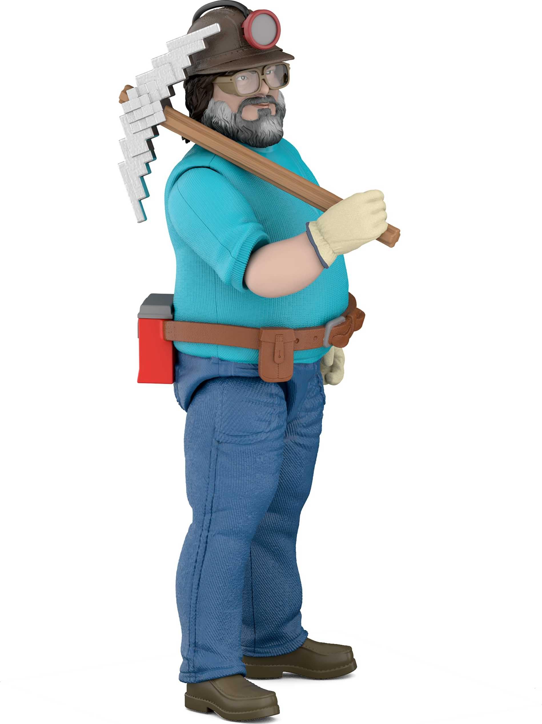 Mattel Minecraft Action Figure Set, Explosive Minecart Escape With 4-inch Steve & Mining ...