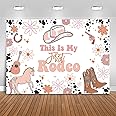 Amazon.com : Fitumiw This is My First Rodeo Backdrop 7x5ft Western ...