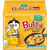 Amazon.com : Samyang Buldak Spicy Ramen, Hot Chicken Ramen, Korean Stir ...