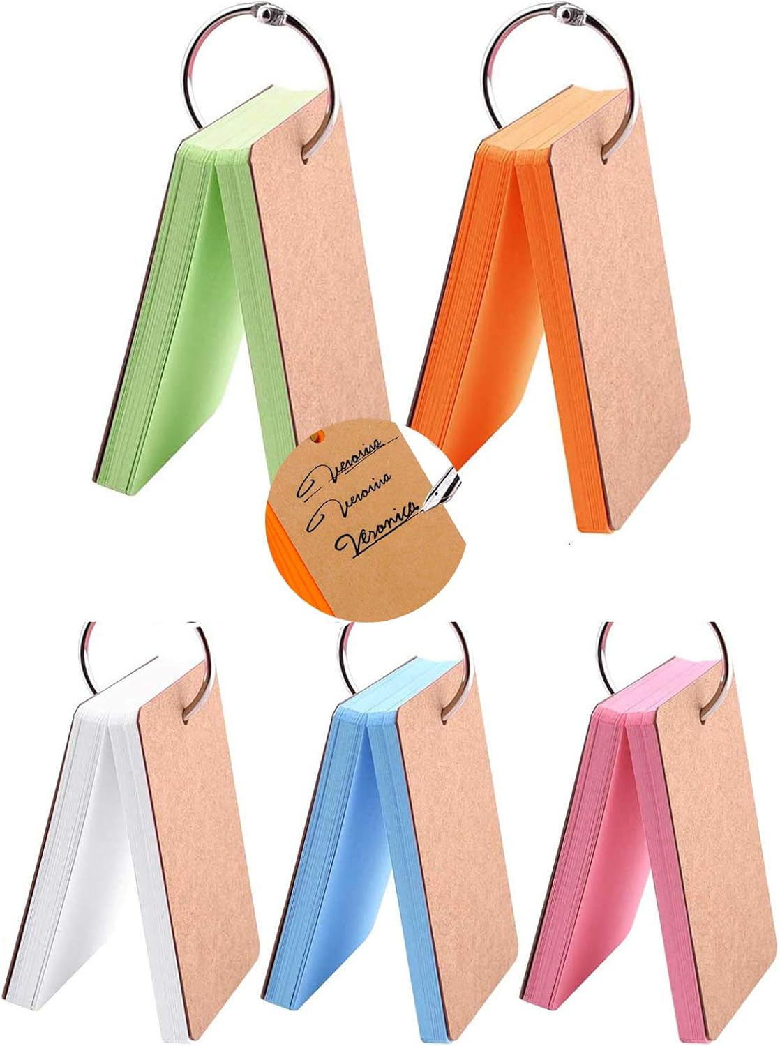 Record Cards Paper Flash Cards Pocket Flashing Cards Record Cards with ...