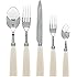 Amazon.com | Sabre Flatware Bistrot Stainless Steel Ivory 5pcs Service ...
