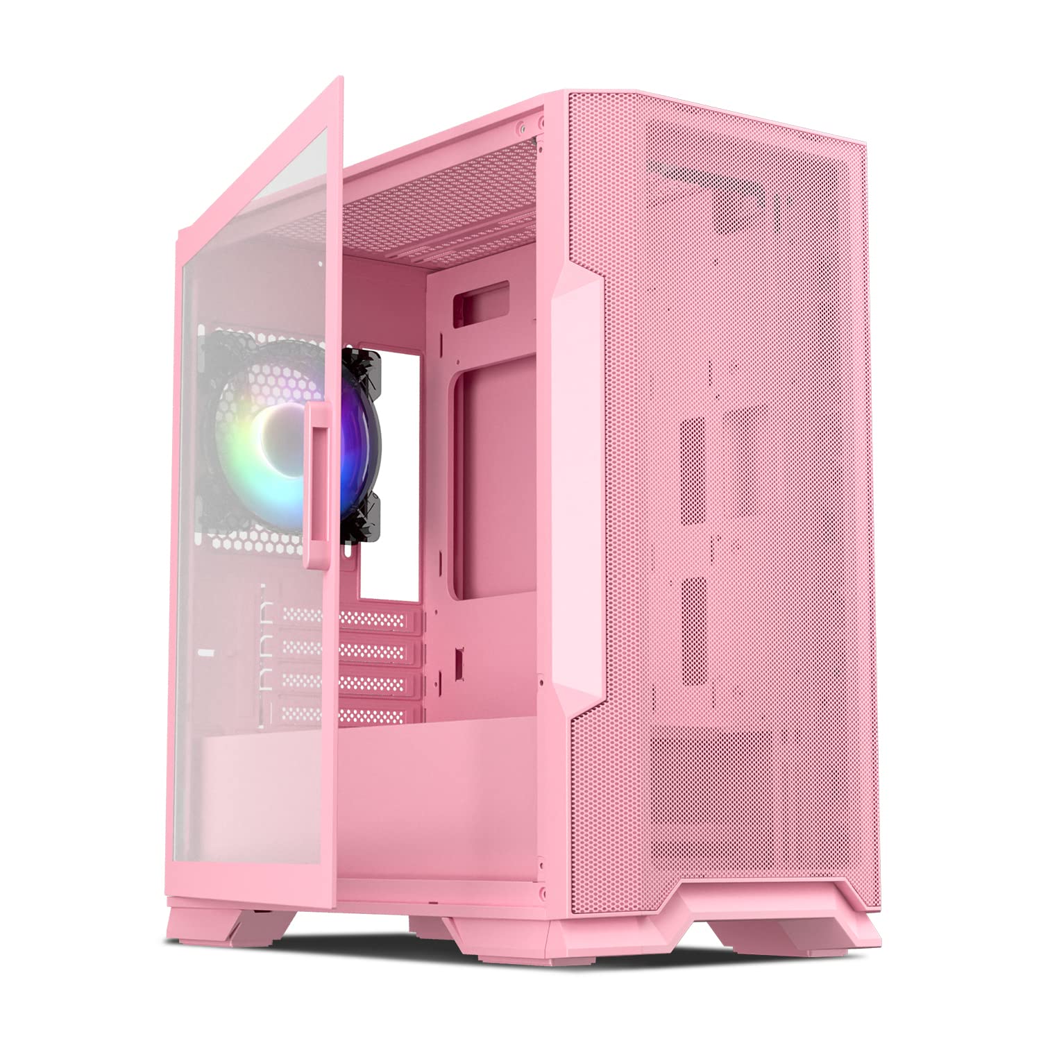 Mua Vetroo M03 Compact Computer Case Micro ATX Mini ITX All Pink Gaming ...