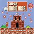 Amazon.com: Super Mario Bros. 8-Bit Retro 2025 Wall Calendar with Bonus ...