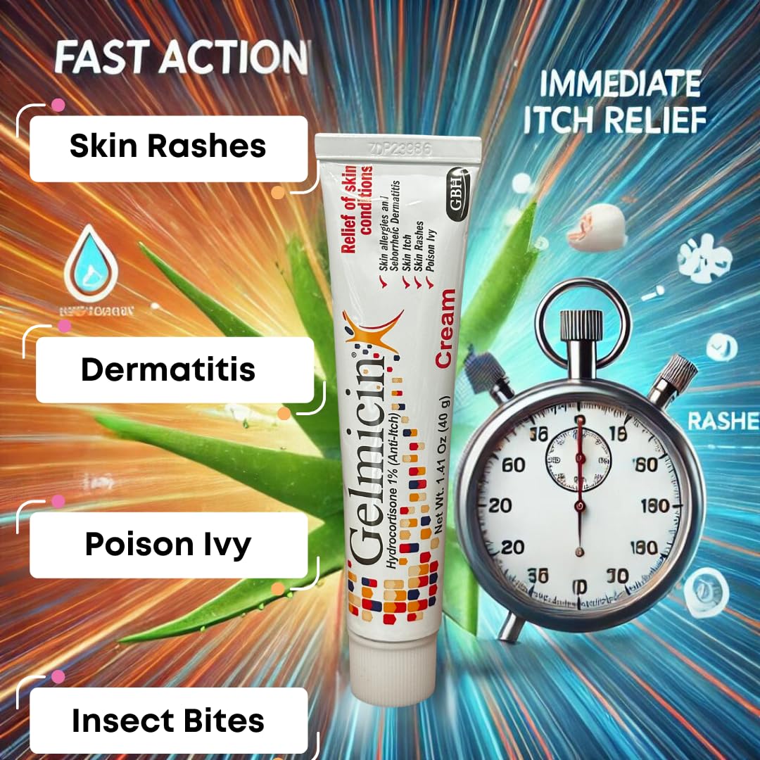 Mua Gelmicin Hydrocortisone 1% - Anti-Itch Cream, Skin Rash, Skin ...
