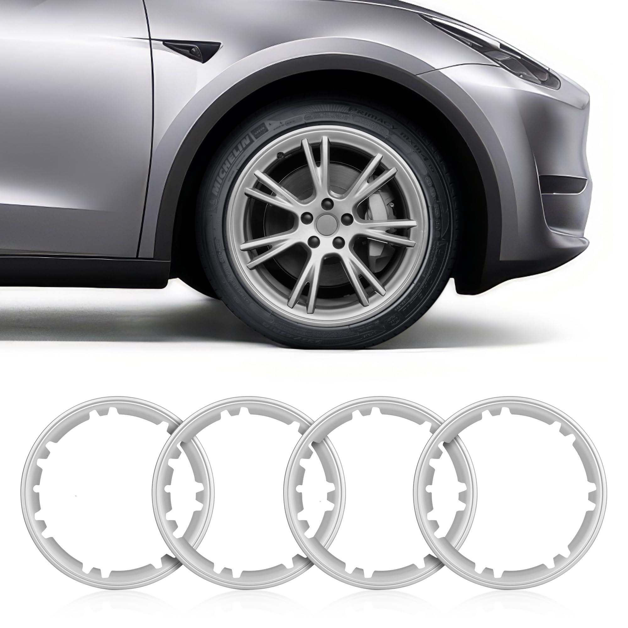 EVOOOR Model Y Wheel Rim Protector for Tesla Model Y 19-Inch Gemini ...