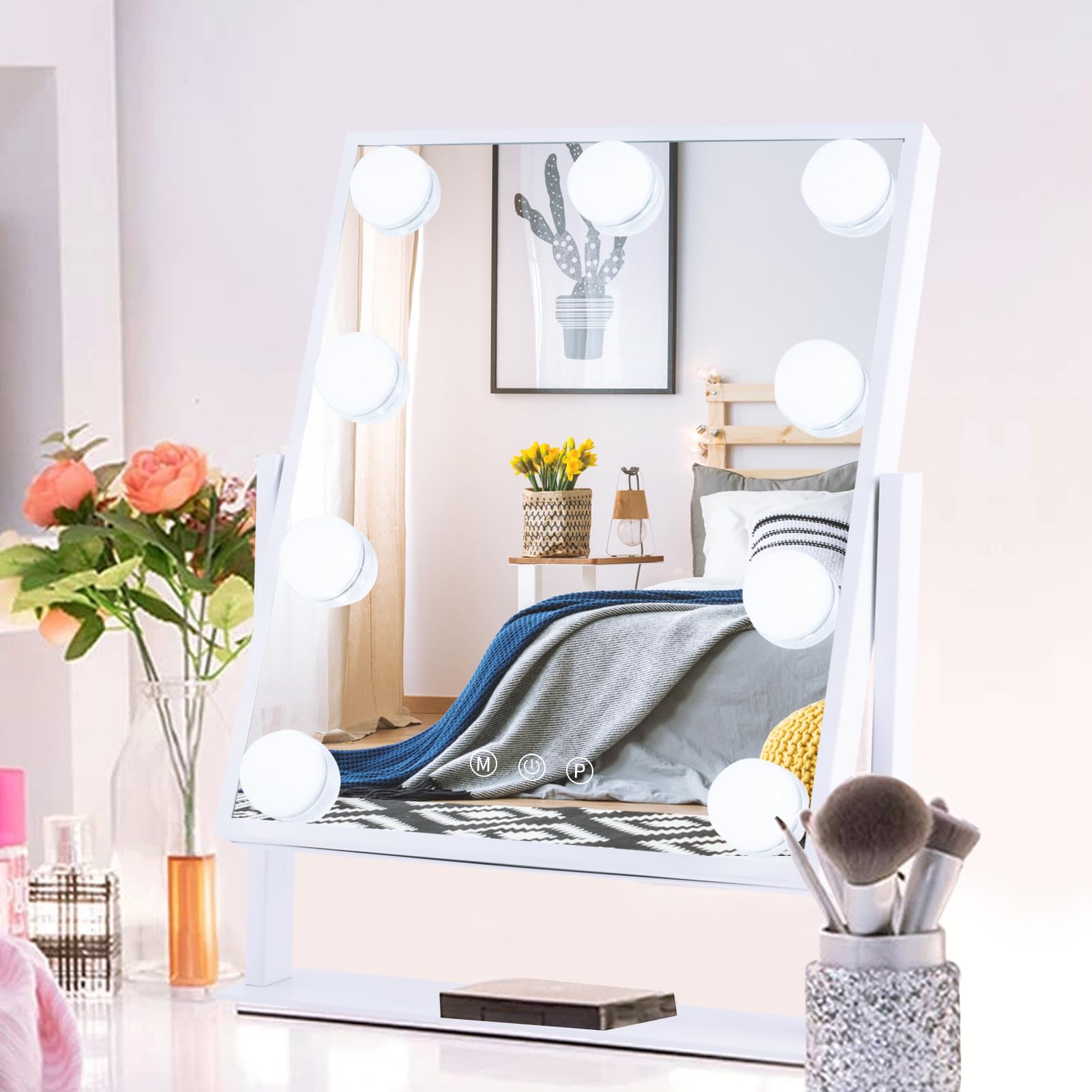 Mua Lighted Makeup Mirror, Vanity Mirror with Lights, Hollywood Vanity ...