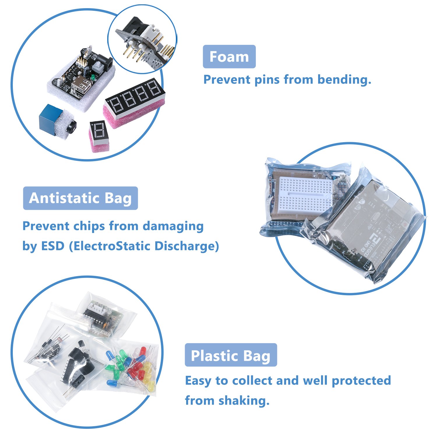 Mua ELEGOO UNO R3 Project Super Starter Kit Compatible with Arduino IDE ...