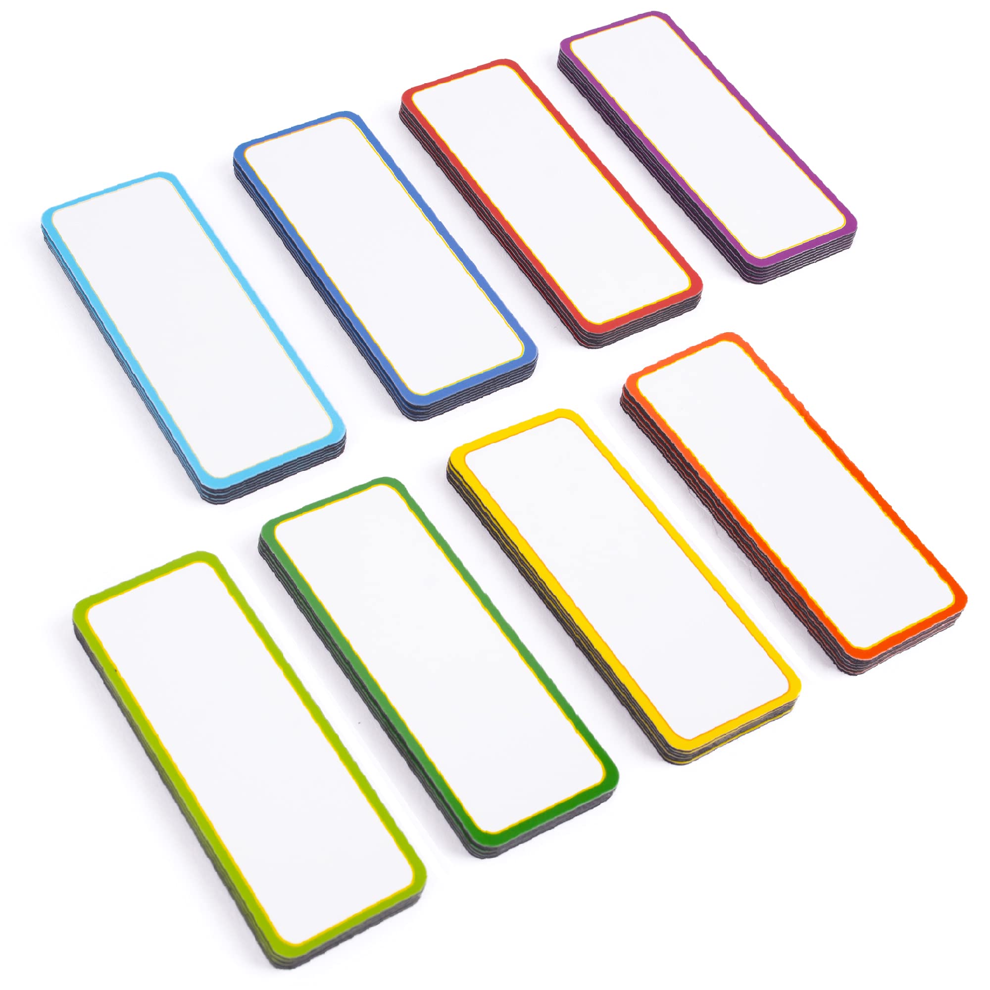 Availey 48 Pieces (3.2 x 1.2") - Colored Border Magnetic Dry Erase ...