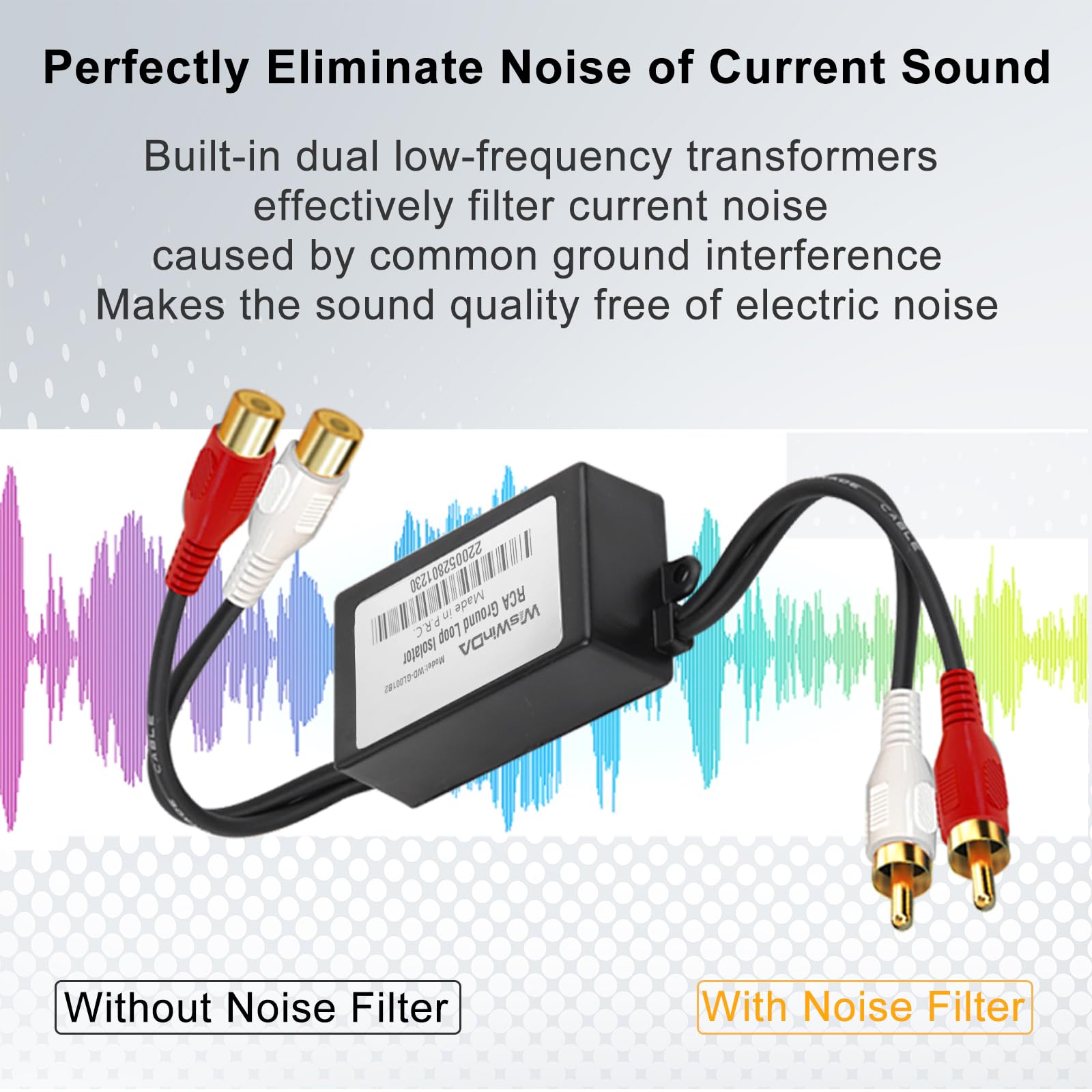 Mua WisWinDa RCA Noise Filter Hum Eliminator Ground Loop Isolator (No ...