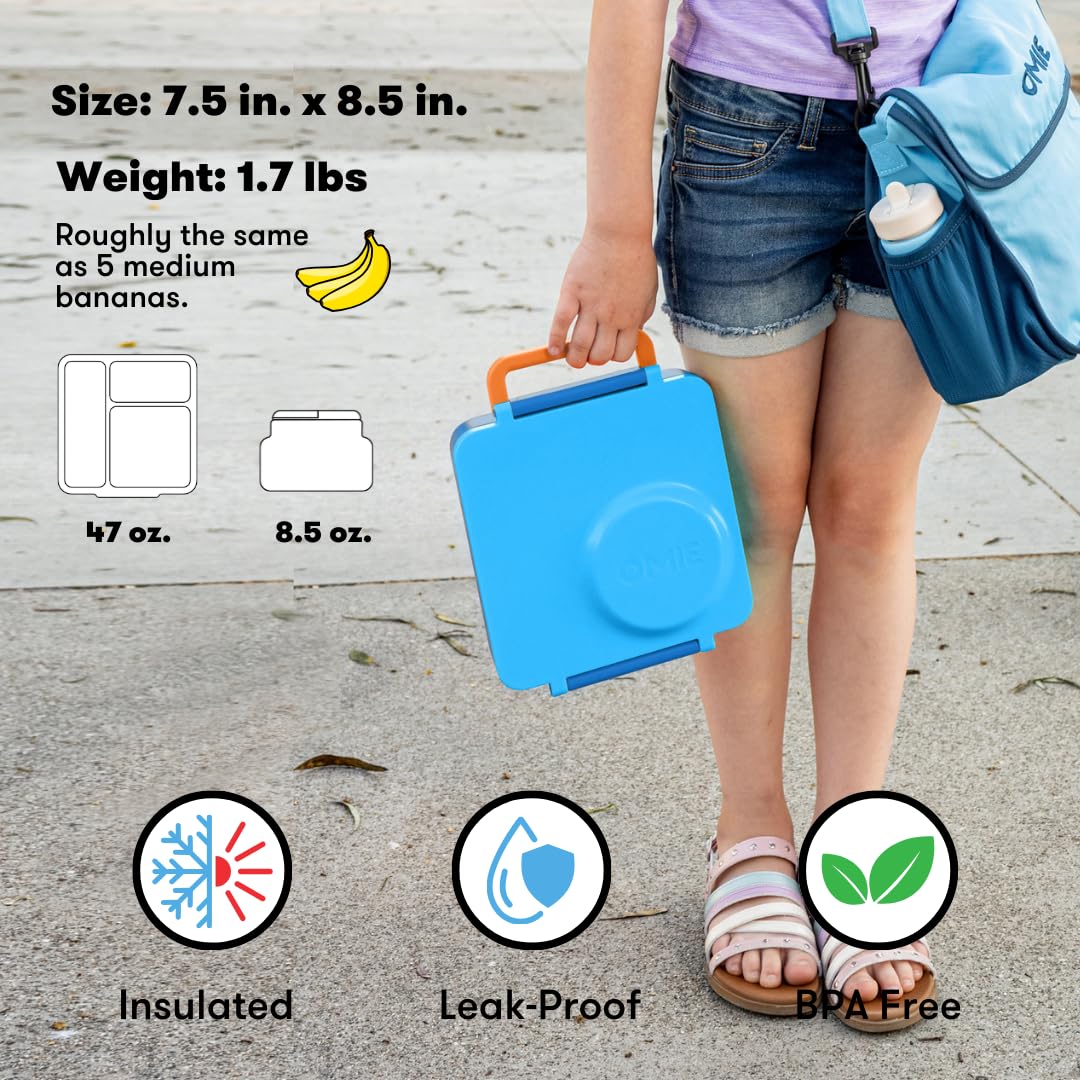 Mua OmieBox Bento Box for Kids - Insulated Lunch Box with Leak Proof ...