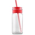 Amazon.com: Ello Kella Glass Tumbler with Straw, 20 oz, Coral : Home ...
