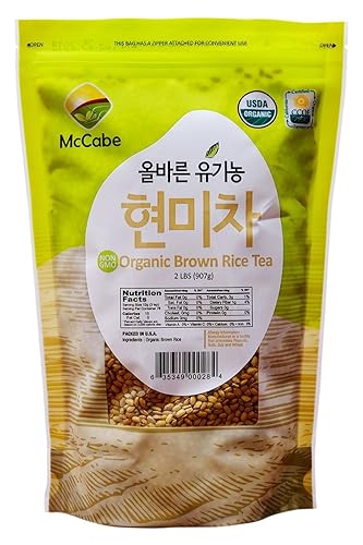 McCabe Organic Brown Rice Tea - Roasted Brown Rice Tea Korean | Rich in ...