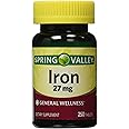 Amazon.com: Spring Valley - Iron 27 mg, 250 Tablets : Health & Household