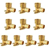 Amazon.com: (Pack of 4) EFIELD Pex Fitting 1/2 Inch x 1/2 Inch Female NPT Drop-Ear Elbow Brass ...