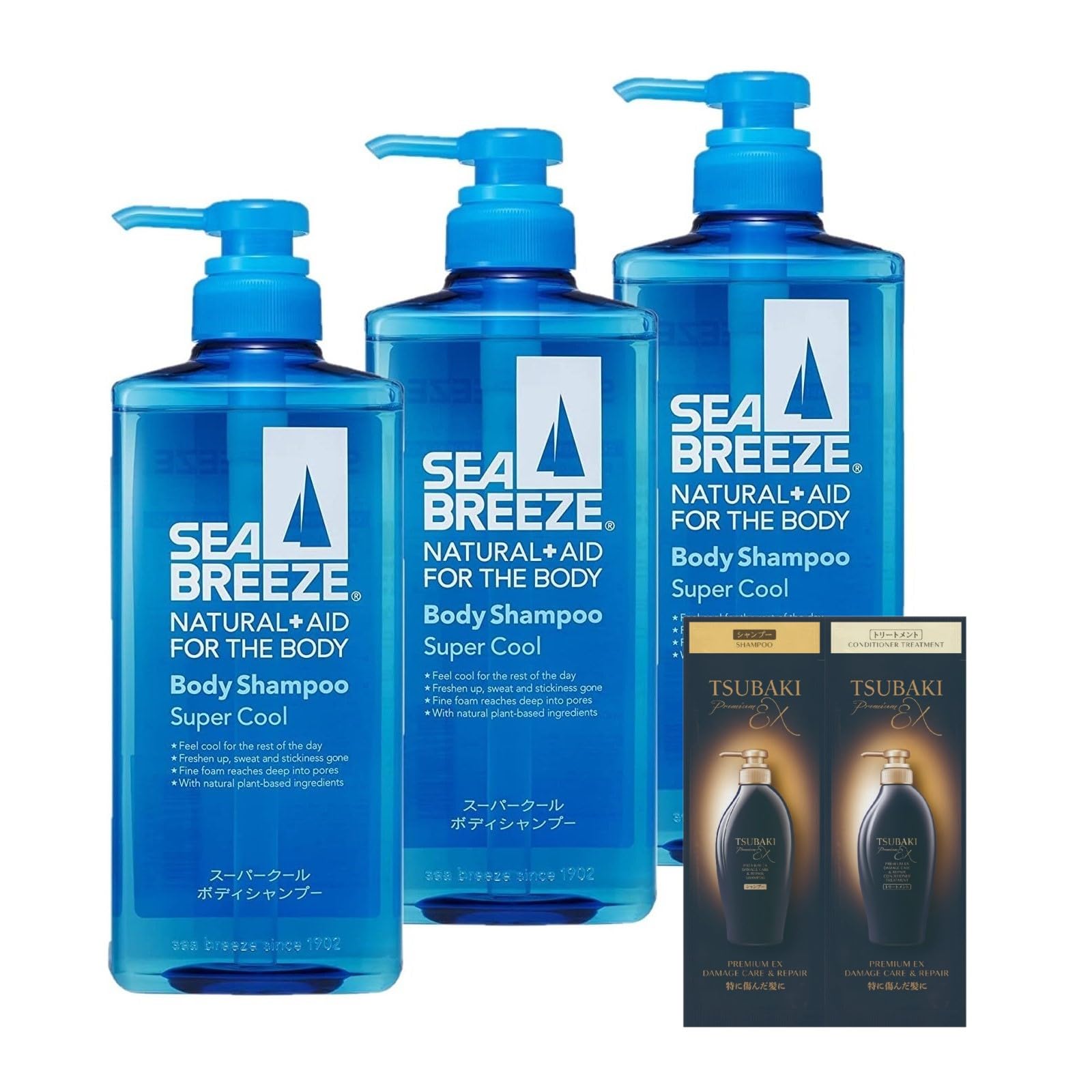 Mua SEABREEZE Super Cool Body Shampoo, 23.6 fl oz (600 ml) x 3 Packs ...