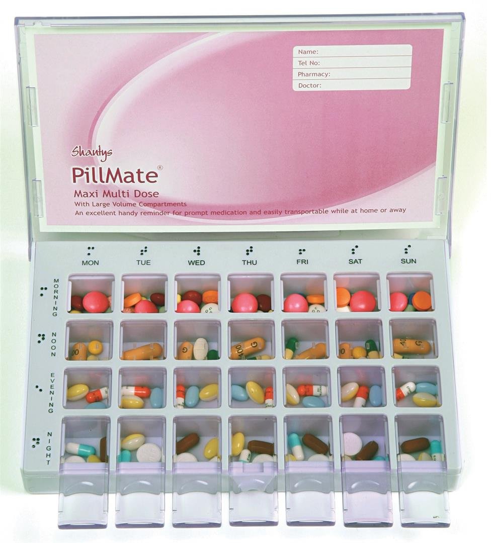 PILLMATE 19029 MAXI MULTIDOSE(Random Color): Amazon.co.uk: Health ...