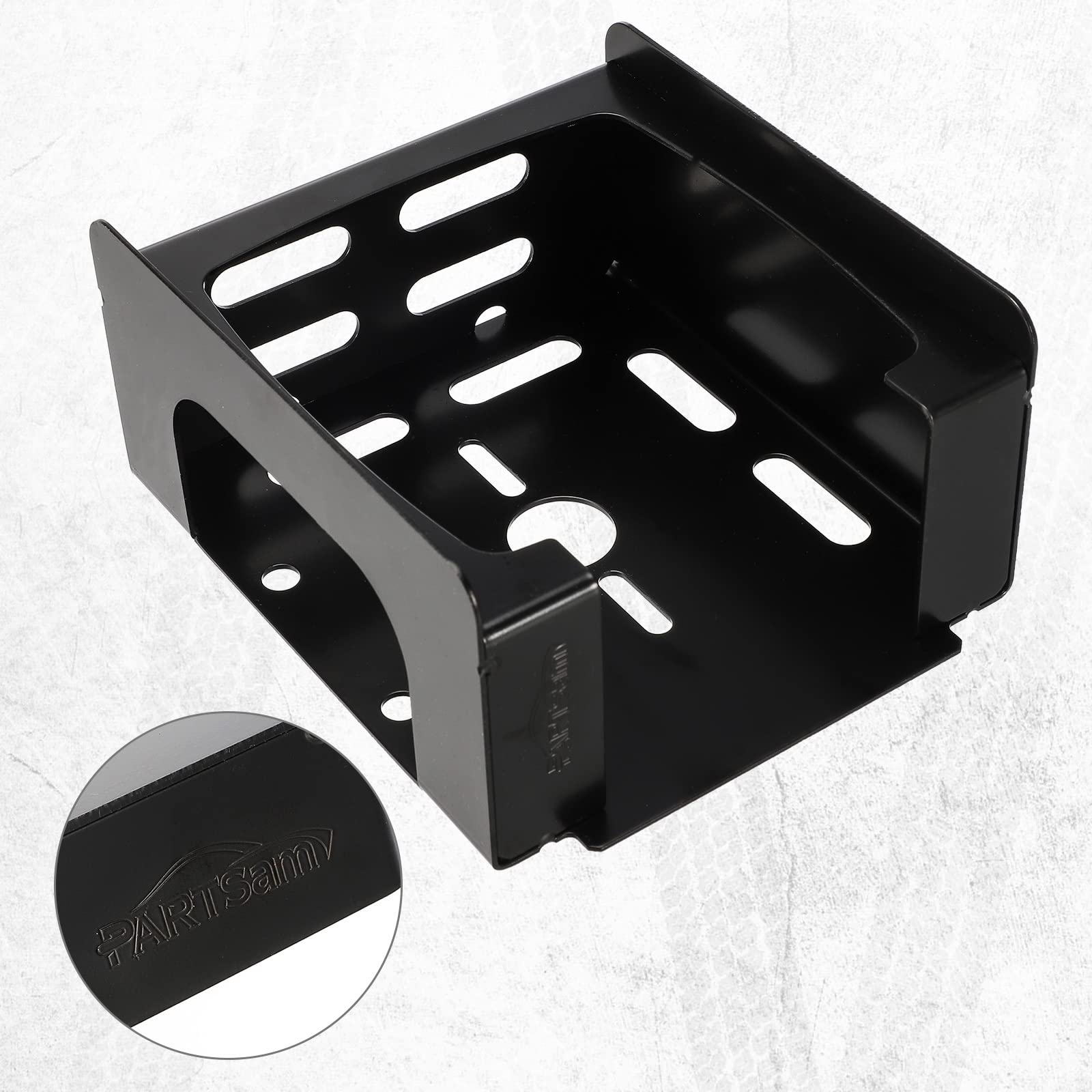 Mua Partsam 1 Set Square Black Trailer Tail Light Mounting Box Left ...