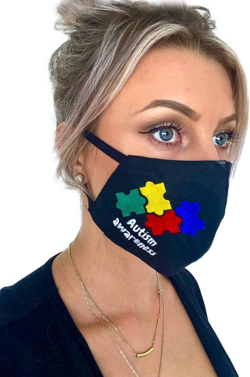 Pet-Jos Autism Fabric Mask Face Mask Mouth Guard Autism Face Mask ...