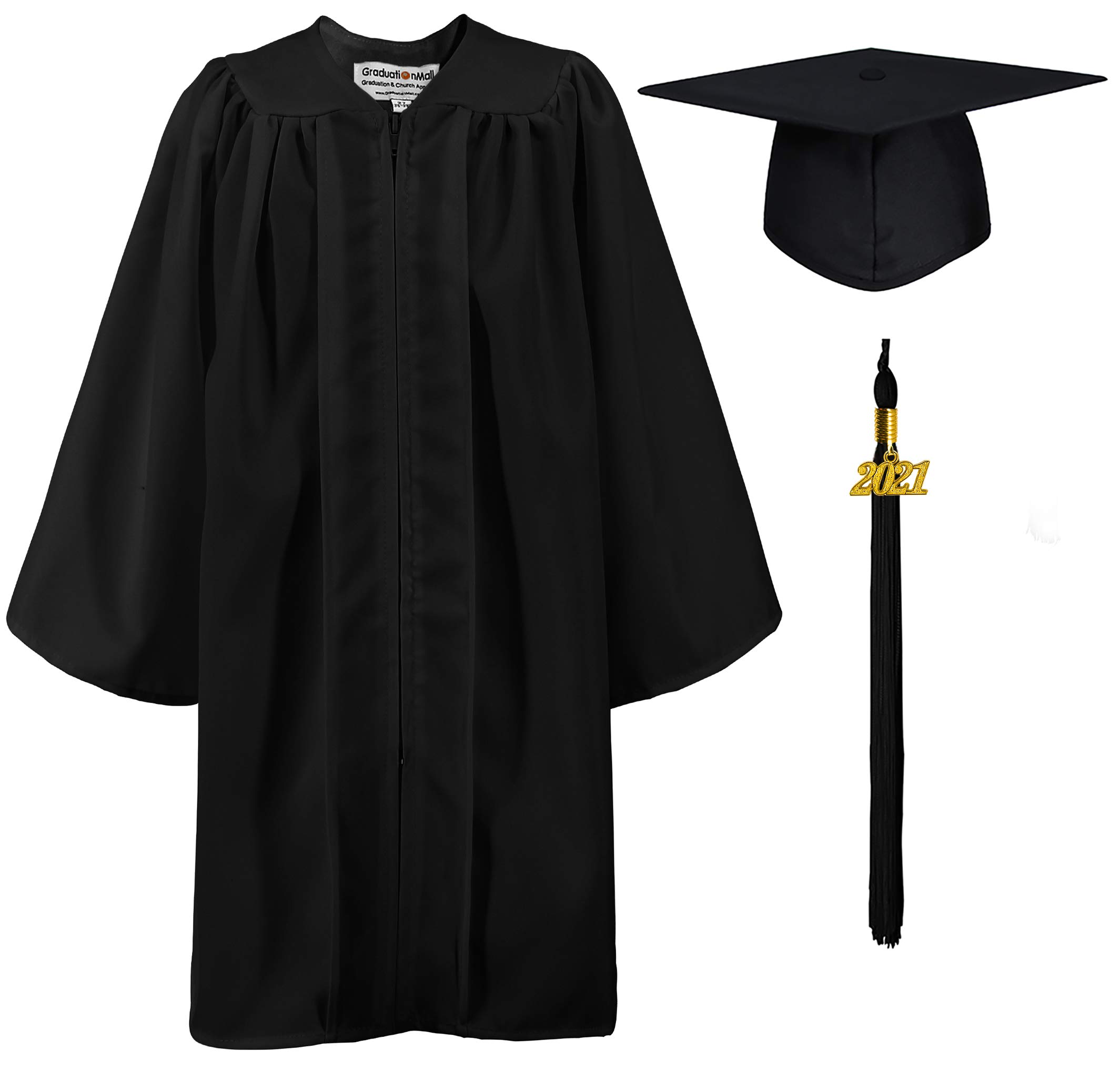 Buy Matte Nursery Graduation Cap And Gown For Kids With 2023 Tassel 