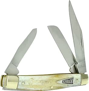 Schrade 34WM Old Timer Stockman Pocket Knife with Sheep Foot and Pen ...