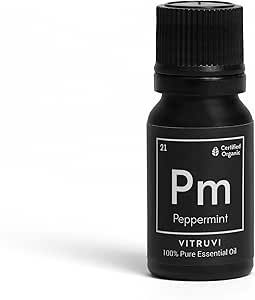 Amazon.com: Vitruvi Organic Peppermint Essential Oil, 100% Pure ...