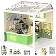 Amazon.com: Mostop Plastic House Building Set DIY Miniature Dollhouse ...