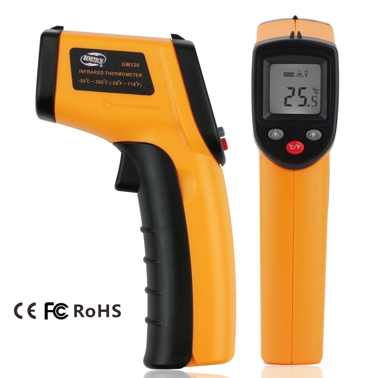 Buy iTG PROFI Infrared Thermometer by Benetech - Professional IR Laser ...