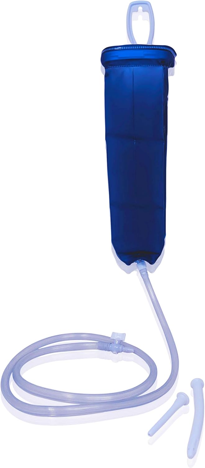 CompleteWash Male/Female Home Enema Kit Colonic Irrigation Kit Reusable ...