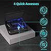 Biometric Gun Safe For Handgun, 4 Quick-Access Unlock APP|Fingerprint ...
