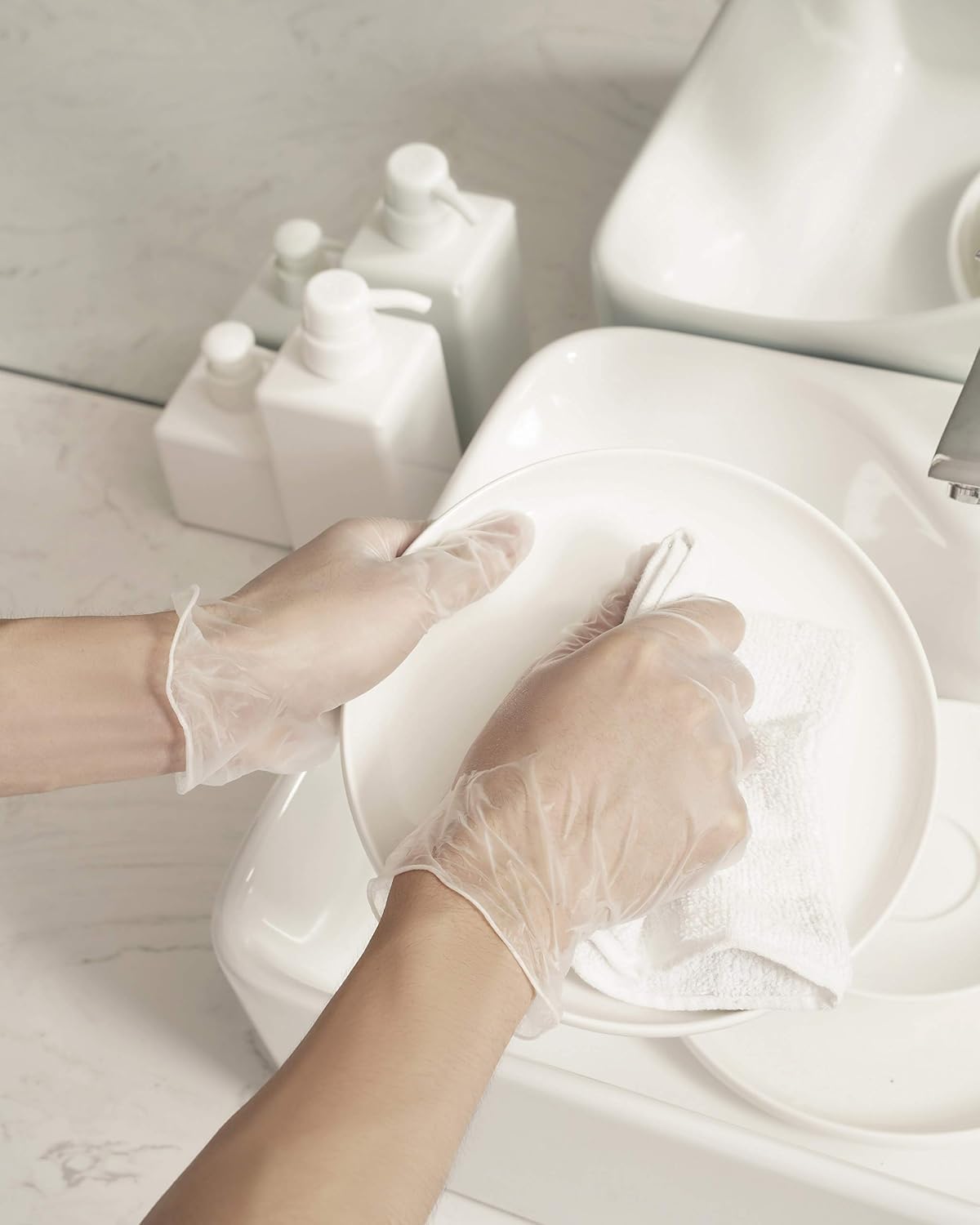 Multi-Purpose Vinyl Gloves, Powder Free, Disposable, Extra Strong – Box ...