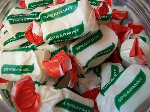 Spearmint Chews Chewy Mint Sweets 200g Bag: Amazon.co.uk: Grocery
