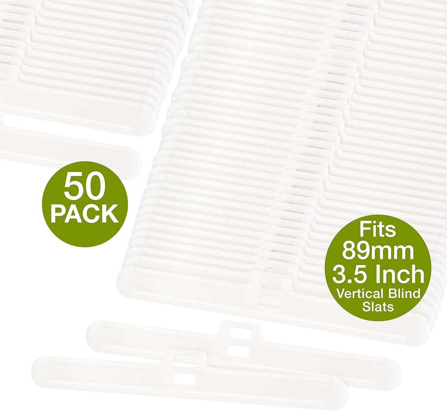 Vertical Blind Top Hangers 3.5inch 89mm (50 Pack) Slats Spare Parts For Repair – BigaMart